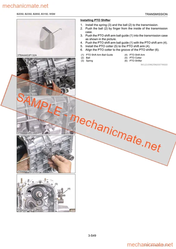 Kubota B2050-B3150 Workshop, Service And Repair Manual PDF - MechanicMate